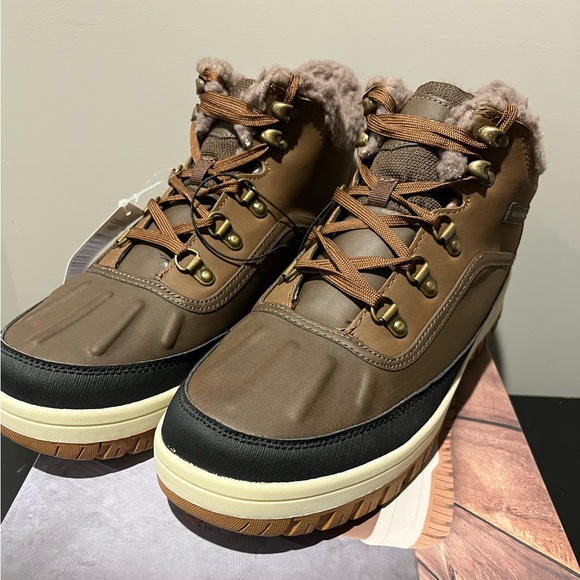 Weatherproof | Shoes | Weatherproof Landon Suede Sneaker Boots Knit ...